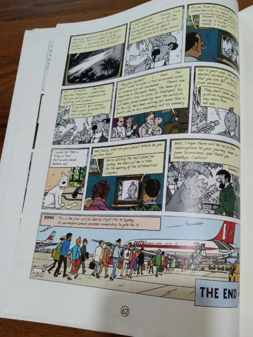 Tintin Flight 714 to Sydney, Hobbies & Toys, Books & Magazines, Comics ...