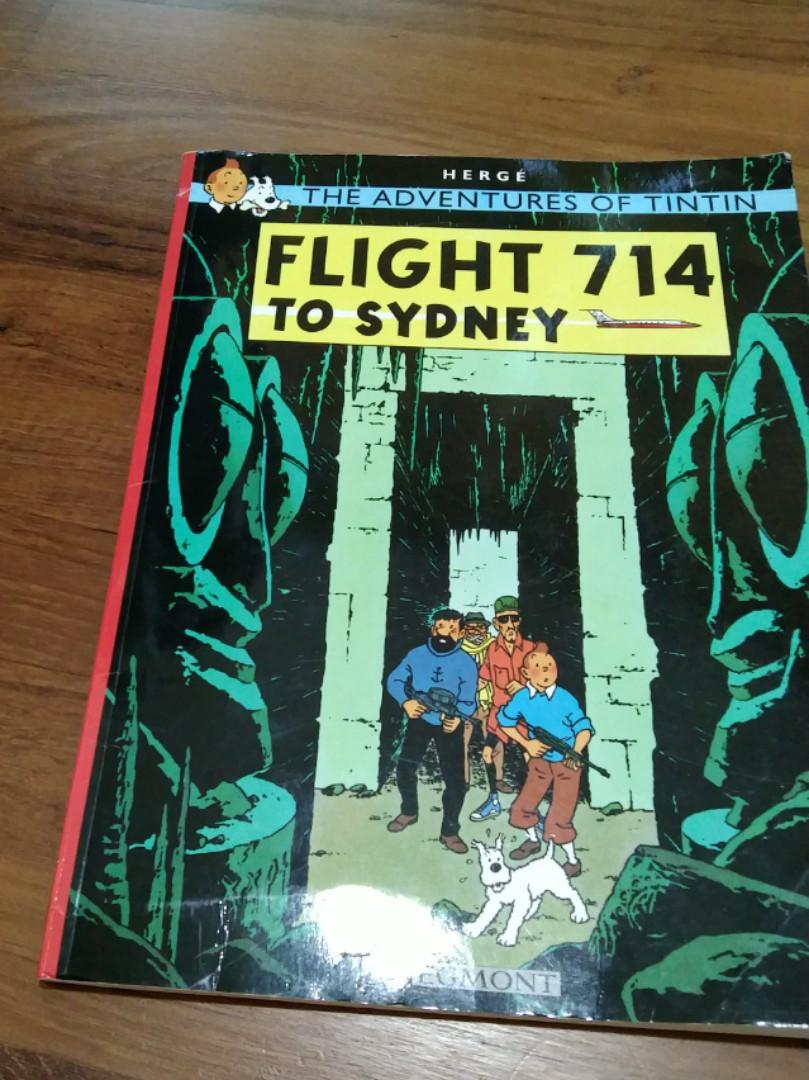 Tintin Flight 714 to Sydney, Hobbies & Toys, Books & Magazines, Comics ...