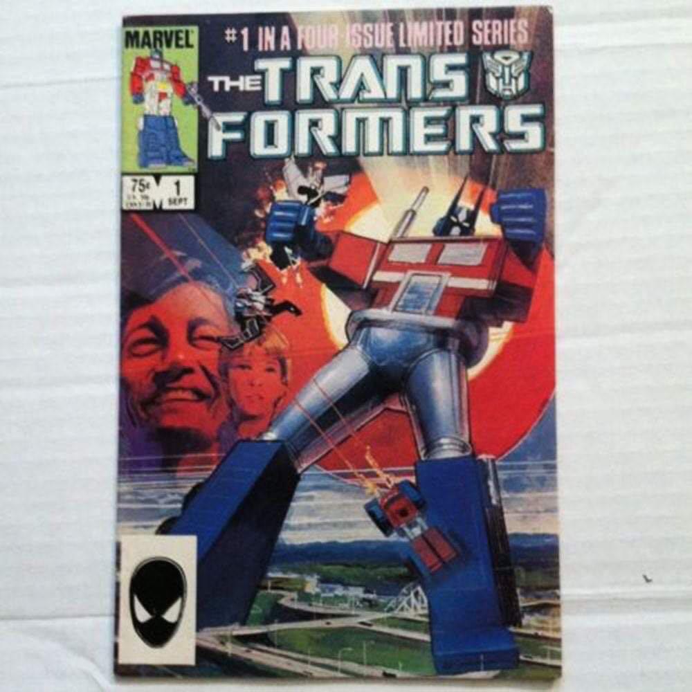 Transformers First Issue First Print Comic with Free G1 Transformers ...