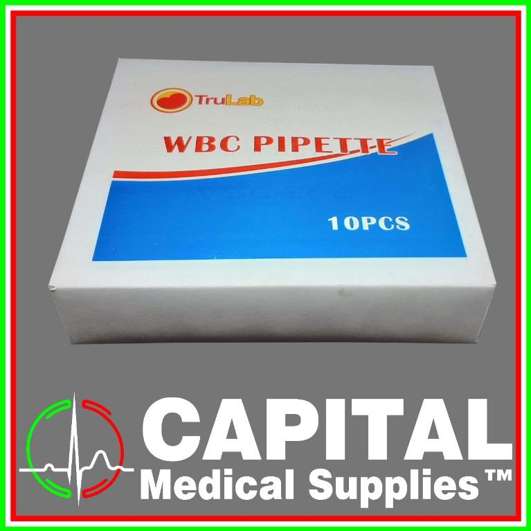 Trulab, White Blood Cell Pipette, 1 pc, Health & Nutrition, Medical ...