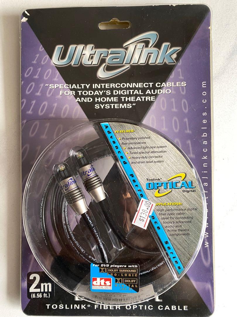 Ultralink Optical Fibre Cable 2m, Audio, Other Audio Equipment on Carousell