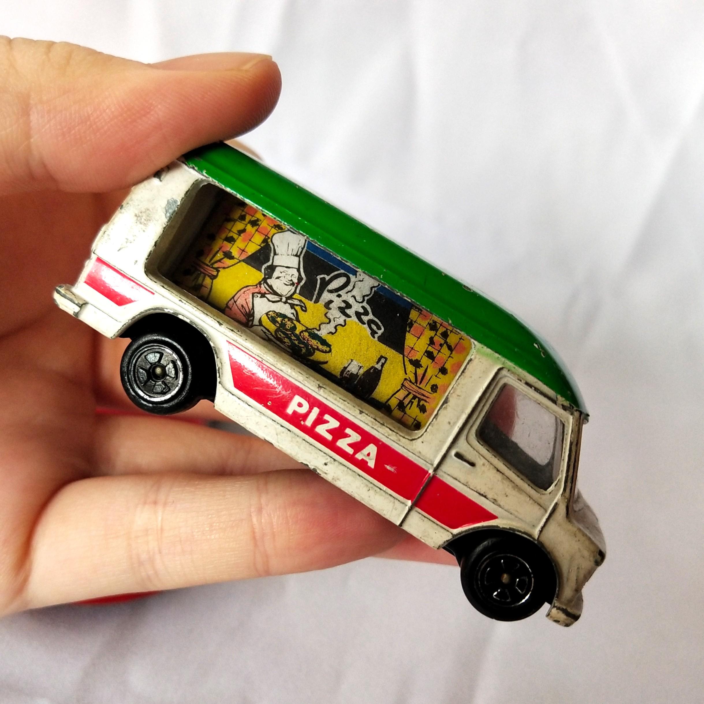 Vintage Pizza Van Toy Vehicle and McDonald's Sports Car Vehicle ...