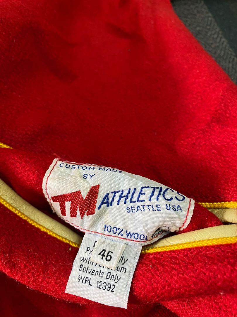 Vintage TM Athletics Varsity Jacket, Men's Fashion, Tops & Sets ...
