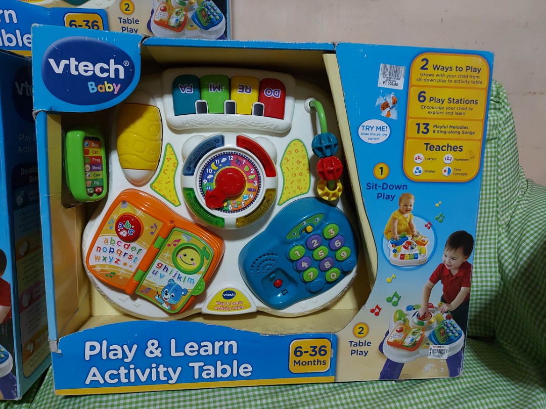 Vtech activity table, Babies & Kids, Infant Playtime on Carousell