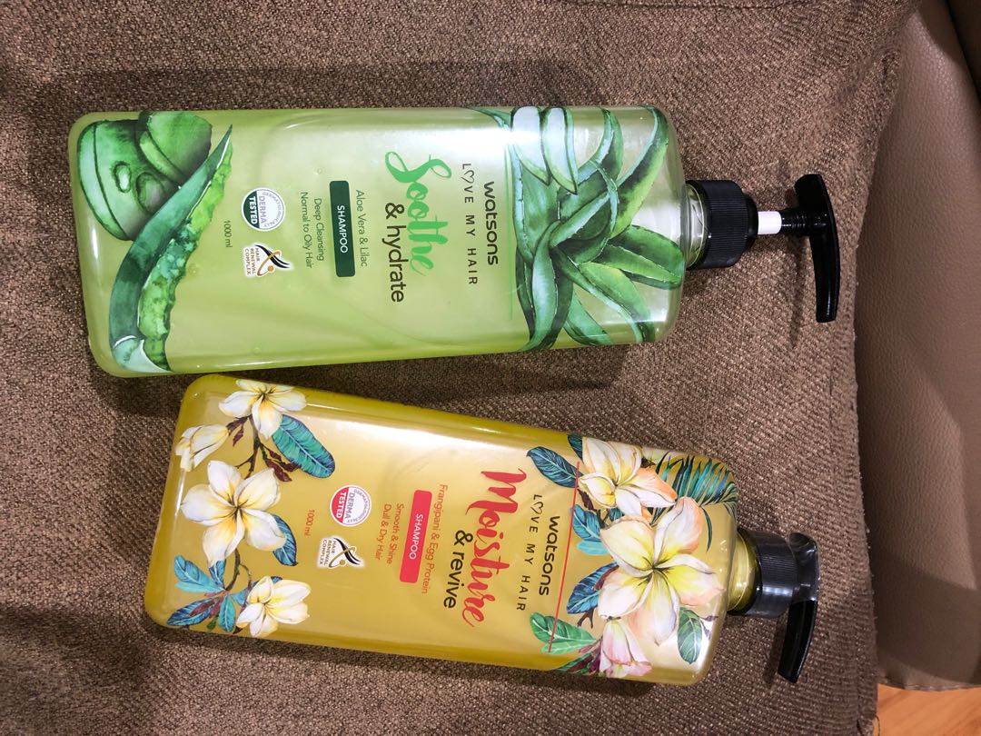 Watsons Shampoo set, Beauty & Personal Care, Bath & Body, Bath on Carousell