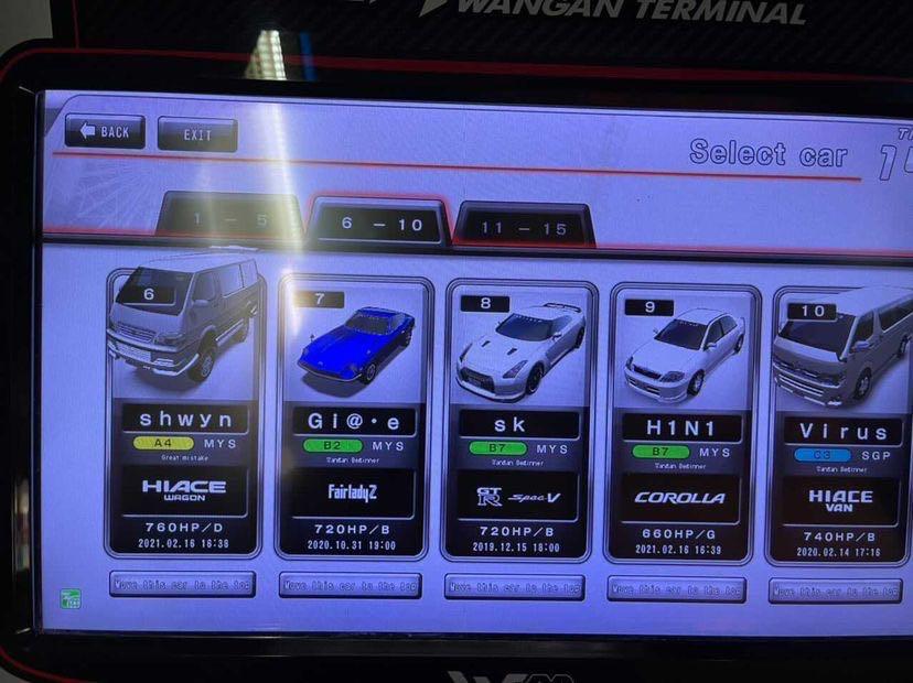 Wmmt6(Consignment)Rename set(with many ocm plates) wangan, wmmt, Video ...