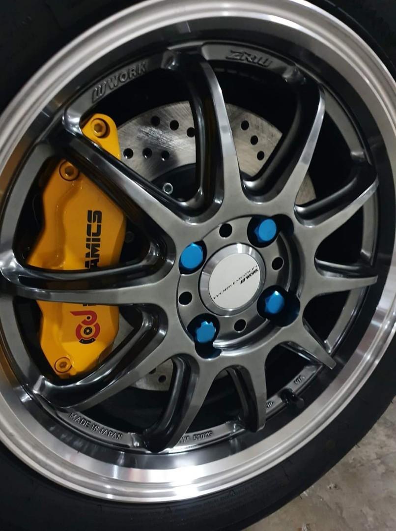 Workz ZR10 15" Rim, Car Accessories, Tyres & Rims on Carousell