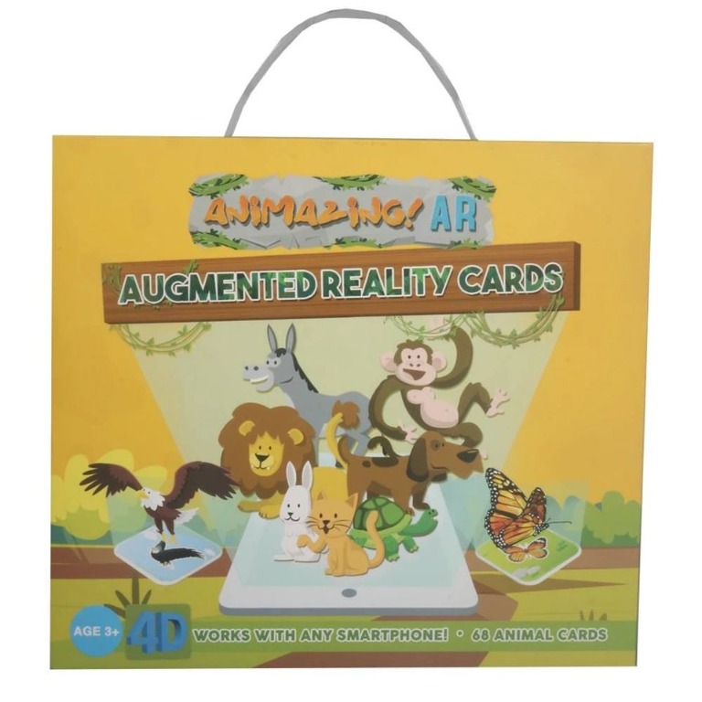 Amazing Augmented Reality Cards (68 Animal Cards), Babies & Kids, Baby ...