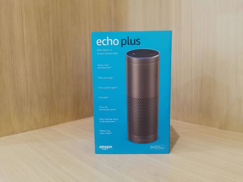 Amazon Alexa Echo Plus with built-in Hub 1st Generation, Audio ...