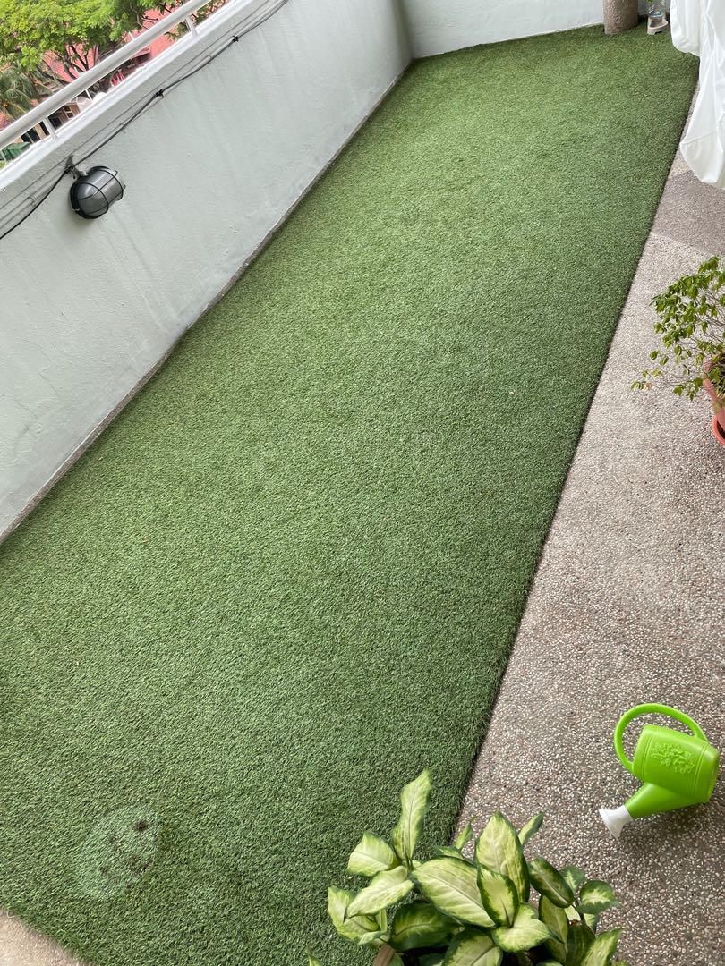 Artificial Grass - Two Strips (6x2 & 4x1), Furniture & Home Living ...