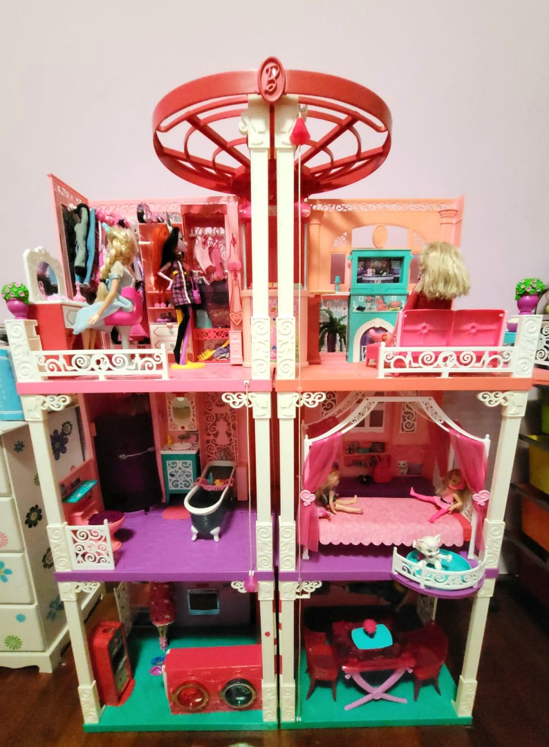Barbie Mattel Doll House, Hobbies & Toys, Toys & Games on Carousell