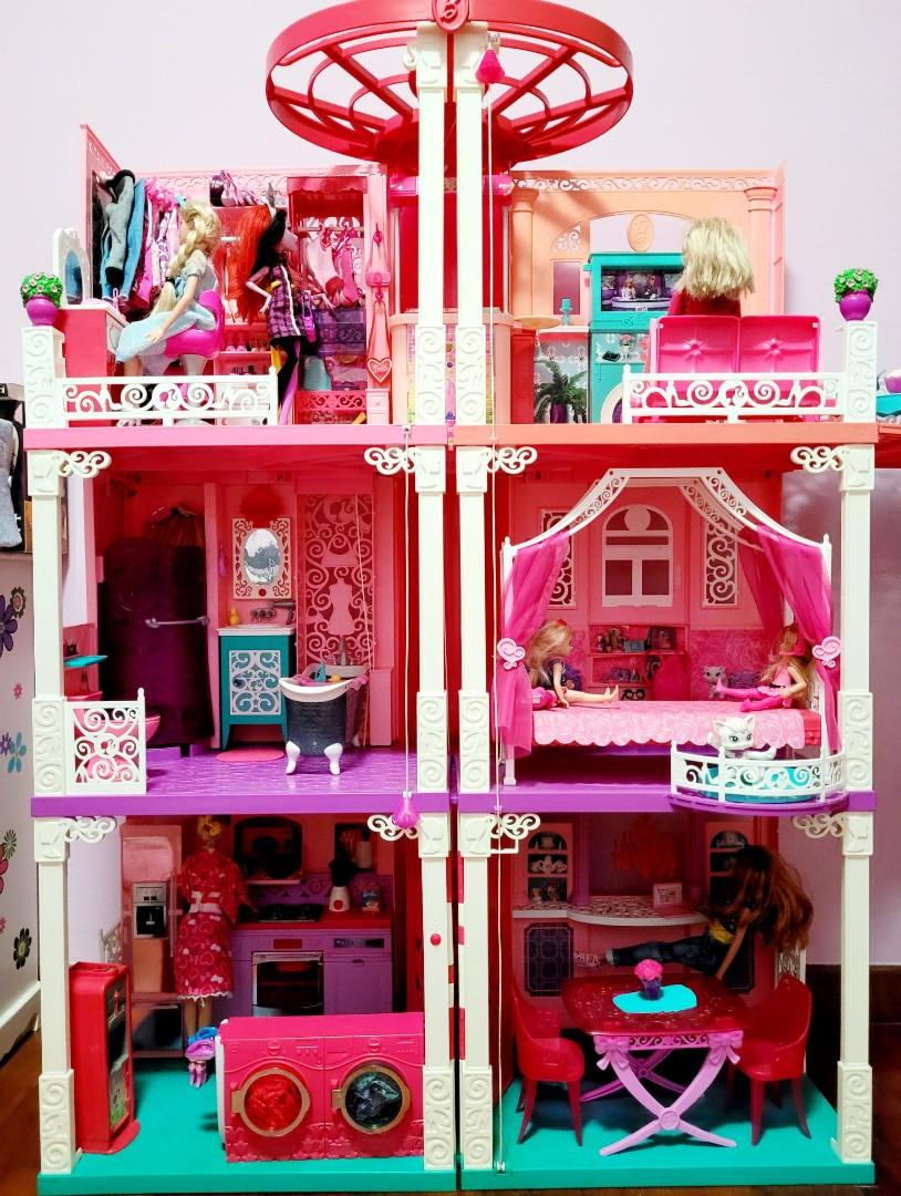 Barbie Mattel Doll House, Hobbies & Toys, Toys & Games on Carousell