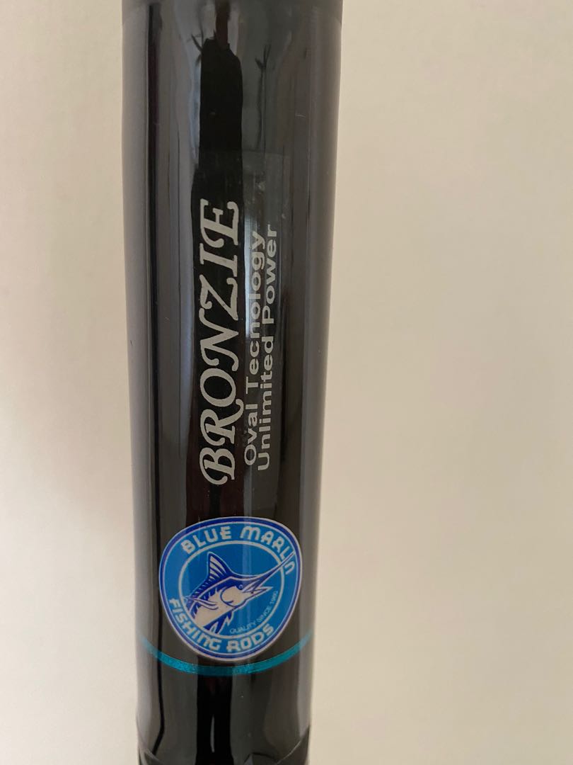 Blue marlin surf rod, Sports Equipment, Fishing on Carousell