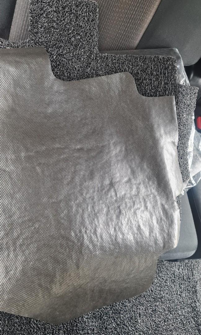 Brand new black mesh car mats 3rd row toyota sienta borneo motor model ...