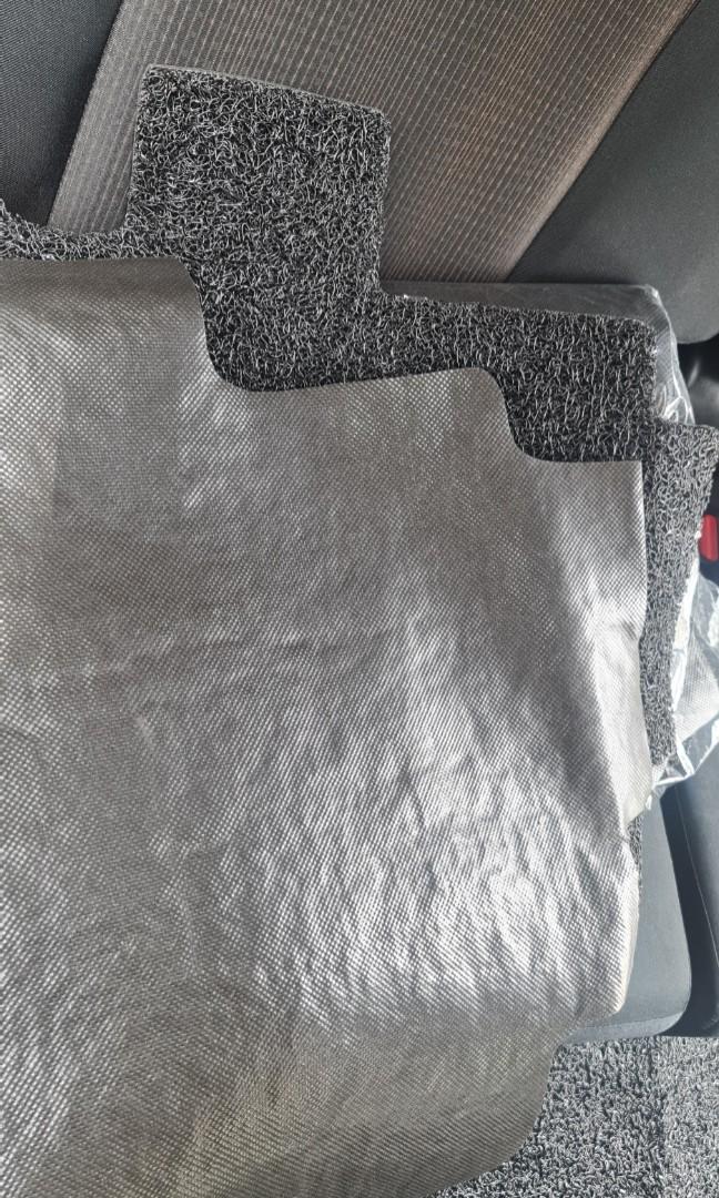 Brand new black mesh car mats 3rd row toyota sienta borneo motor model ...