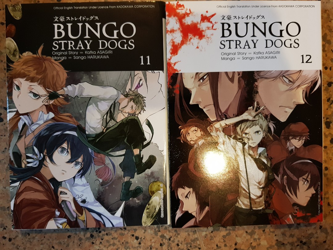 Bungo stray dogs manga vol 12 and 11, Hobbies & Toys, Books & Magazines ...