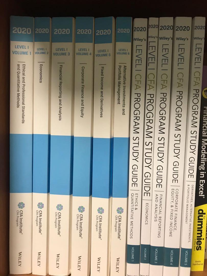 CFA Level 1 (CFAI + Wiley Study Guide) 2020/2021, Hobbies & Toys, Books ...