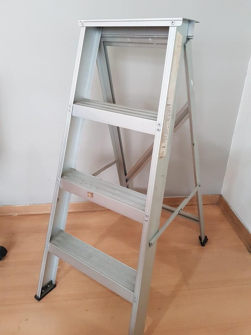 Cheap Aluminium 3-step ladder, Furniture & Home Living, Home ...