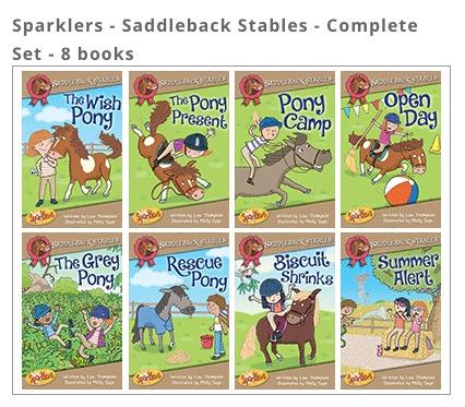Children Story Books Set: Saddleback Stables (8 books series), Hobbies ...