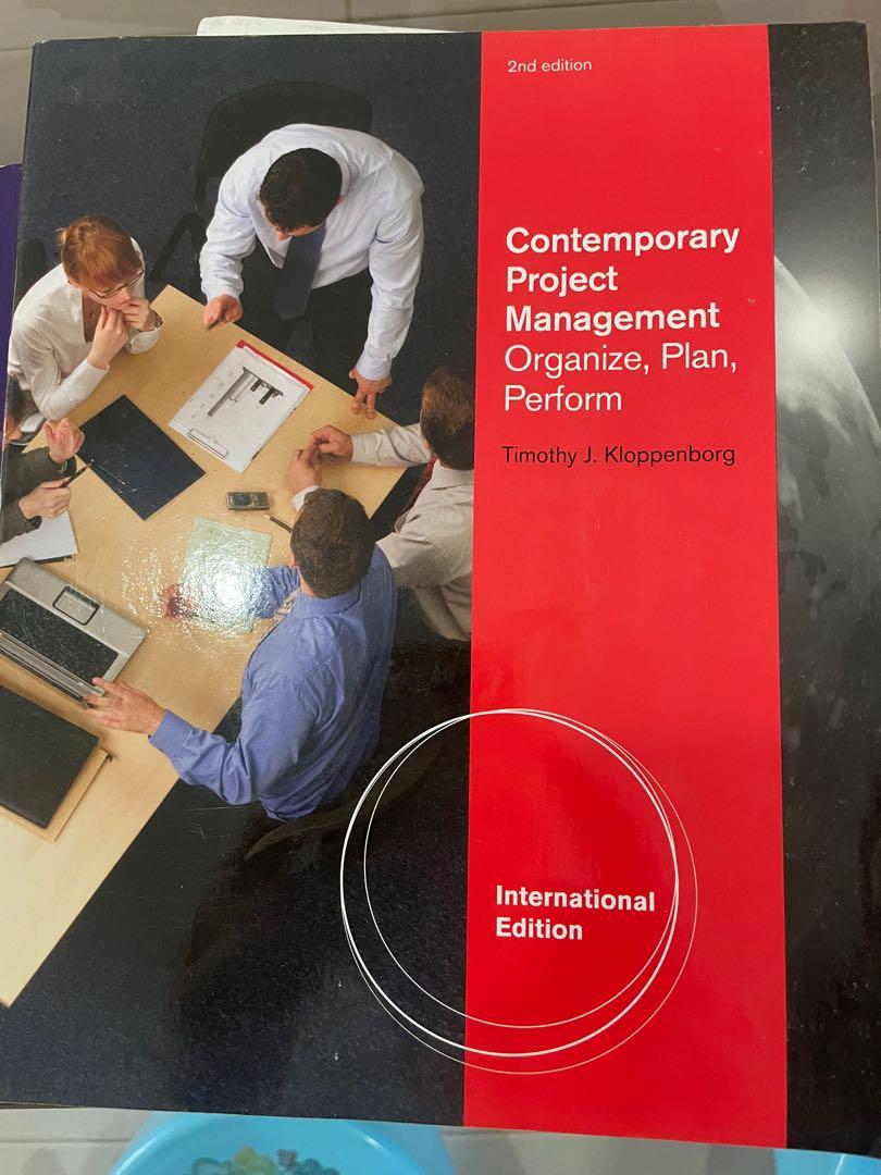 Contemporary project management - organize, plan, perform book, Hobbies ...