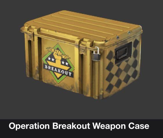 CSGO Operation Breakout Weapon Case (51), Video Gaming, Gaming ...