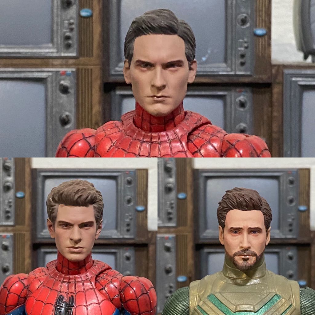 [Custom Headsculpt] Marvel Legends Mafex SH Figuarts Spiderman ...