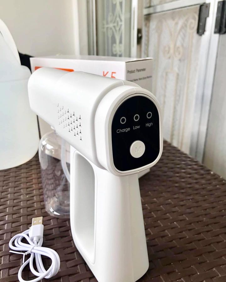 Digital Mist Gun Disinfectant with free 1 gallon solution, Health ...