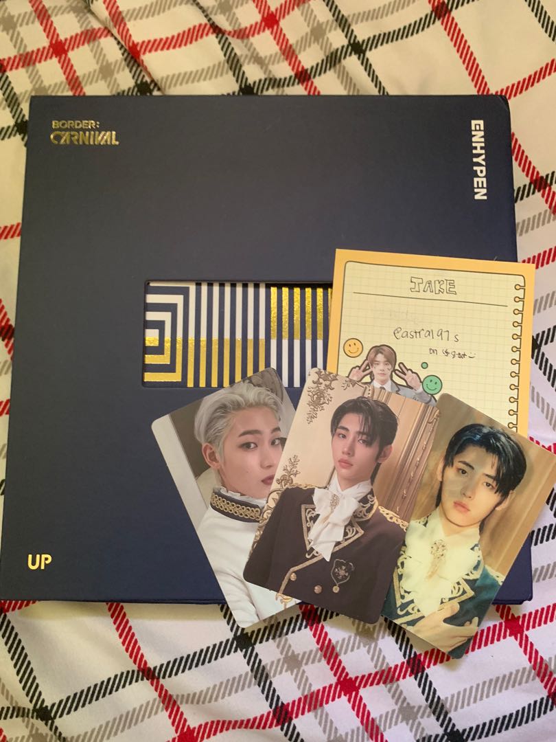 ENHYPEN BORDER : CARNIVAL UP VERSION UNSEALED ALBUM ( SUNGHOON & SUNOO ...