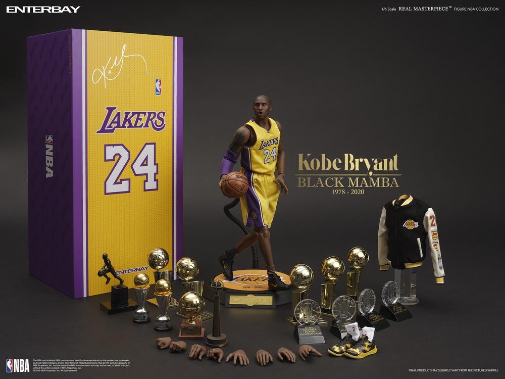 ENTERBAY 1/6 REAL MASTERPIECE: NBA COLLECTION - KOBE BRYANT ACTION ...