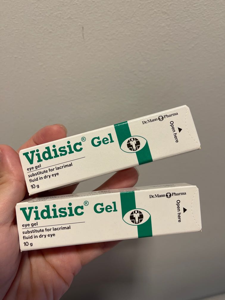 Eye gel (Vidisic Gel) fluid in dry eye, Beauty & Personal Care, Vision ...