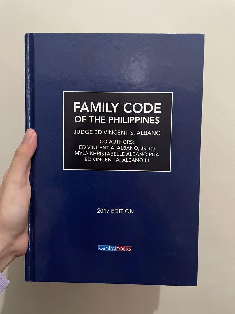 Family Code of the Philippines by Judge Albano (2017 ed.), Hobbies ...