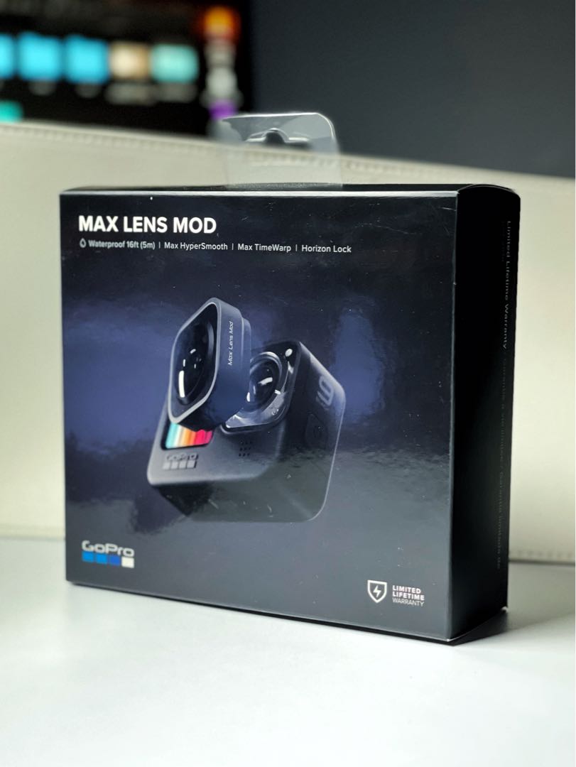 GoPro HERO 9 Black Max Lens Mod, Photography, Lens & Kits on Carousell
