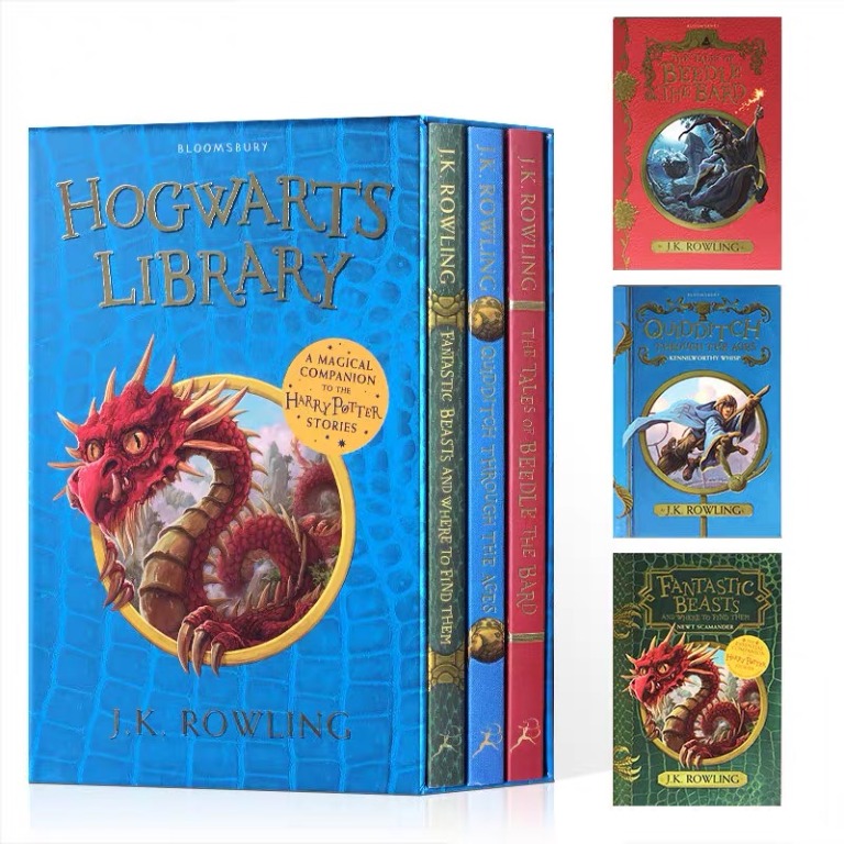 [Clearance + Free Shipping] Hogwarts Library Collection - 3 Books ...