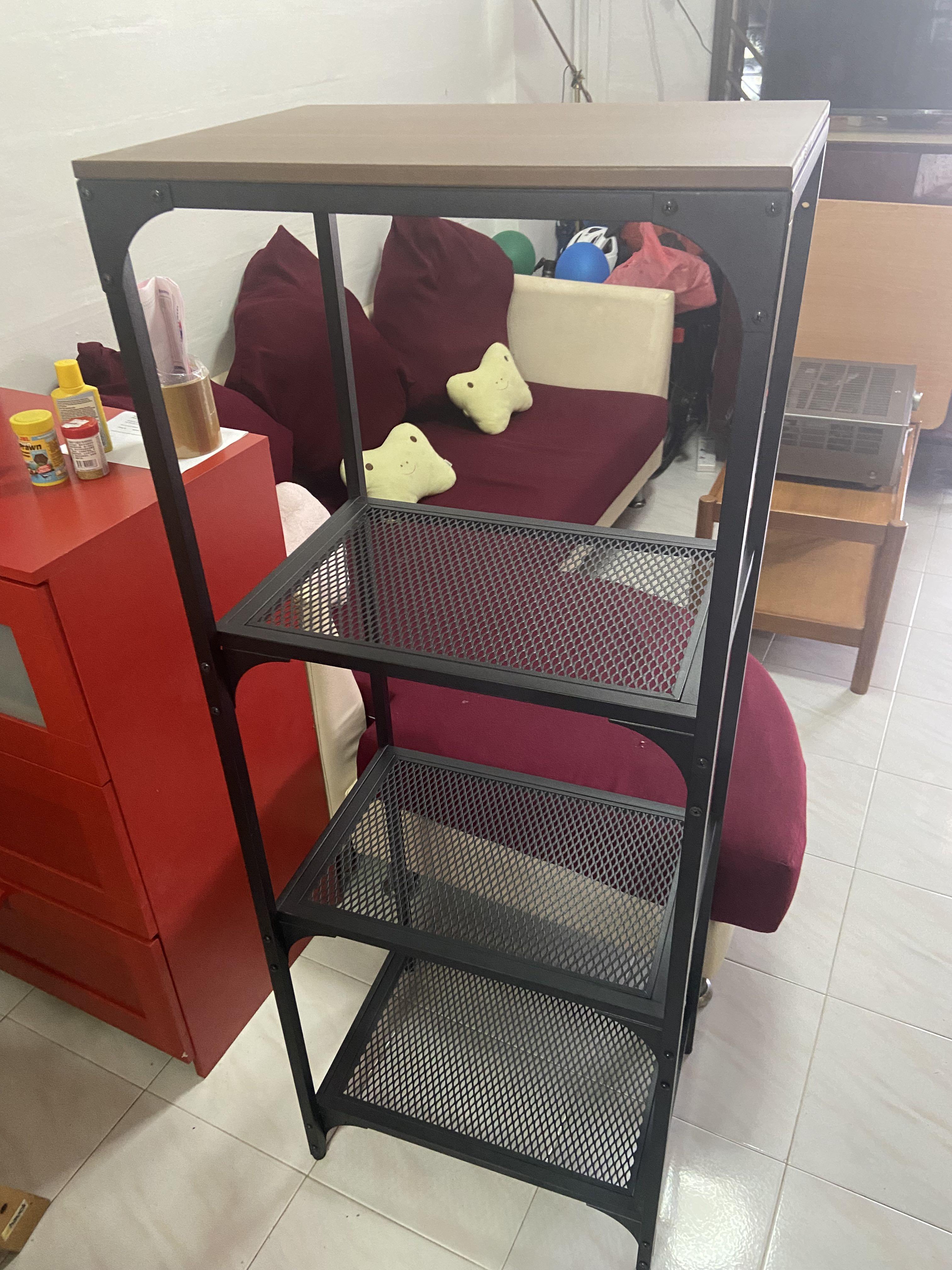 Ikea steel rack ( 4 tier), Furniture & Home Living, Furniture, Shelves ...