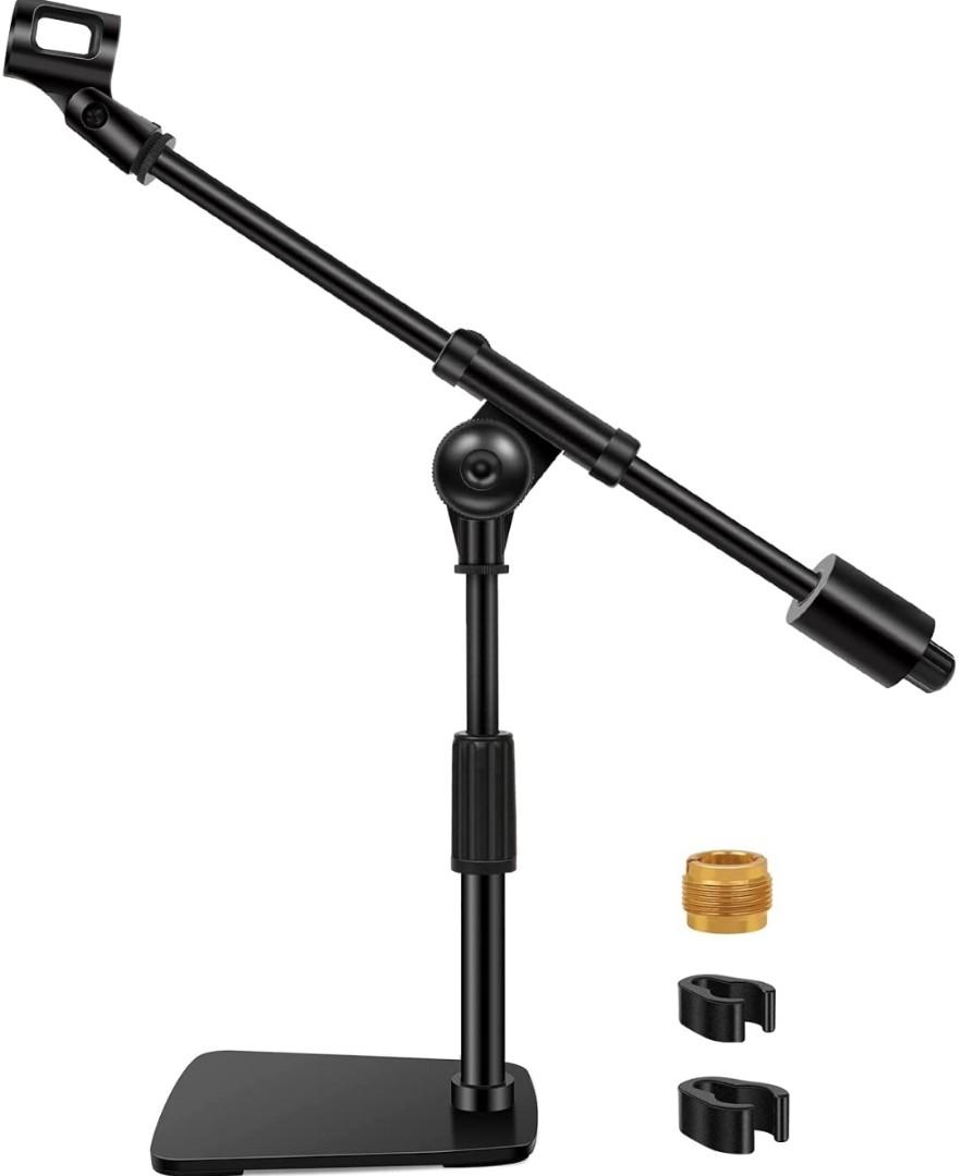 InnoGear Desktop Microphone Stand, Adjustable Mic Stand with Boom Arm ...