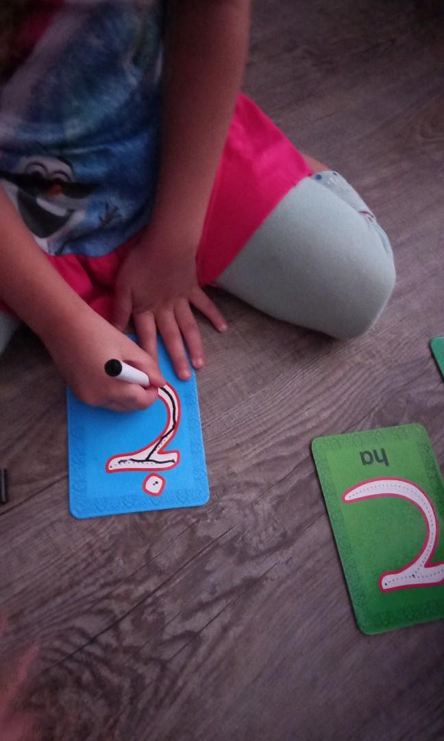 Jawi/abc flash tracing cards, Hobbies & Toys, Toys & Games on Carousell