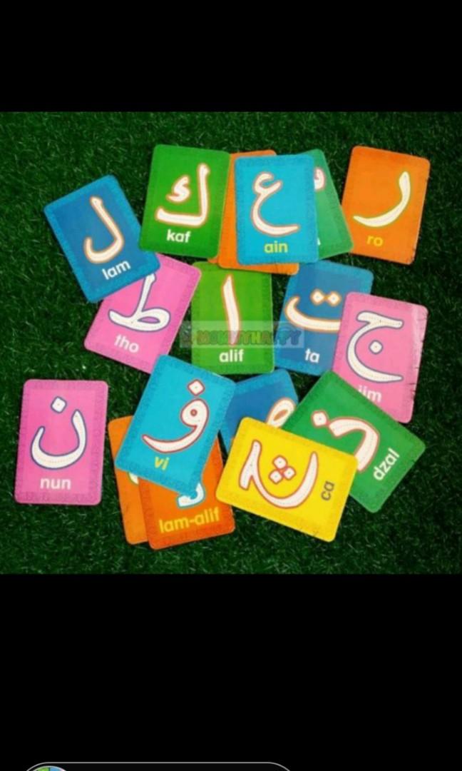 Jawi/abc flash tracing cards, Hobbies & Toys, Toys & Games on Carousell