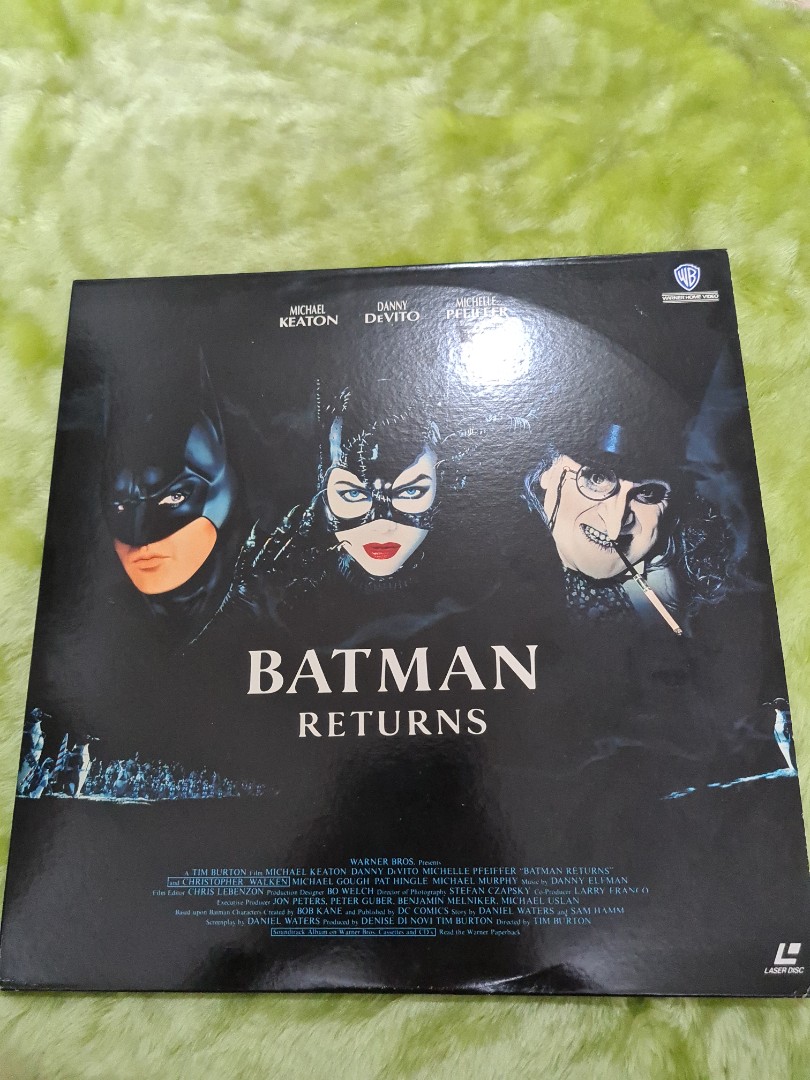 Laser Disc Batman Returns 1992, Audio, Other Audio Equipment on Carousell