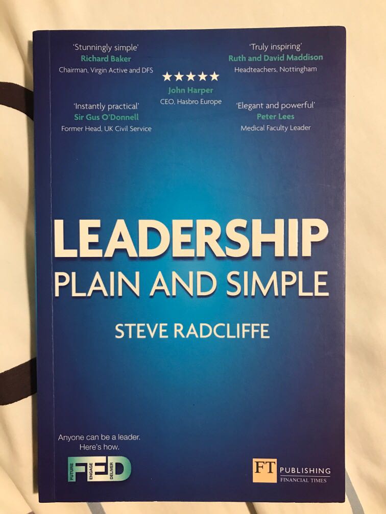 Leadership: Plain and Simple by Steve Radcliffe, Hobbies & Toys, Books ...