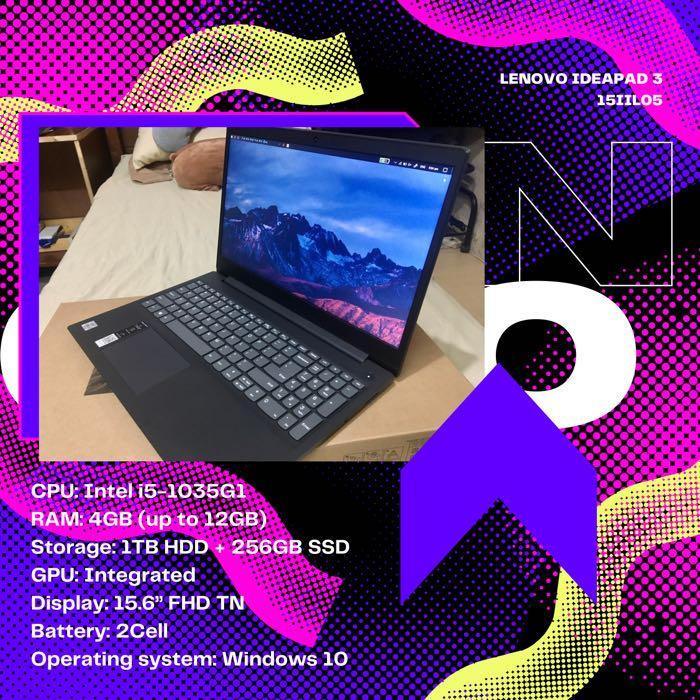 Lenovo IdeaPad 3 81WE 15IIL05, Computers & Tech, Laptops & Notebooks on ...