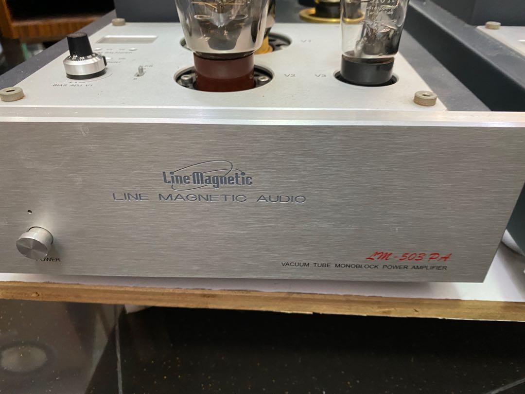 Line Magnetic LM-503PA (SG Series 2.0) Monoblock Amplifier, Audio ...