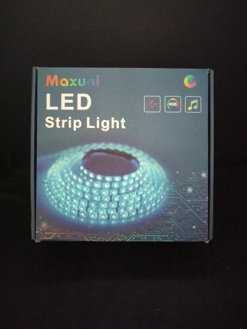 MAXUNI LED RGB STRIP LIGHT, Furniture & Home Living, Lighting & Fans ...