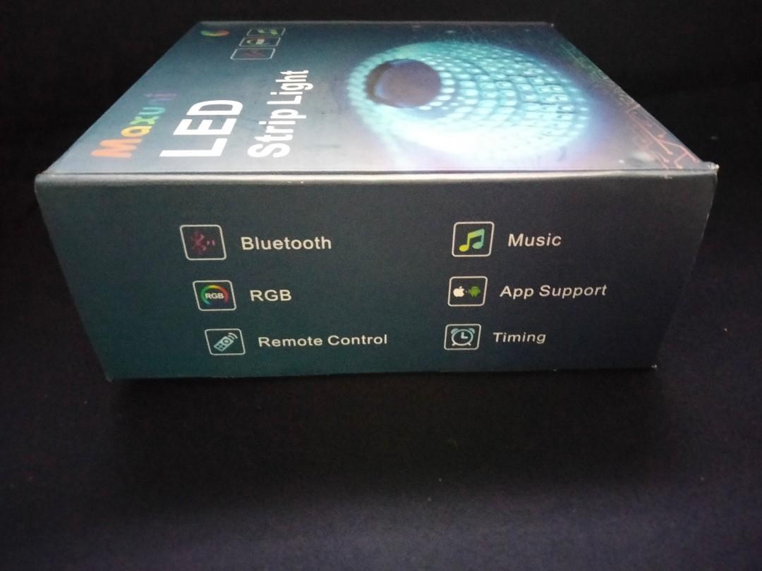 MAXUNI LED RGB STRIP LIGHT, Furniture & Home Living, Lighting & Fans ...