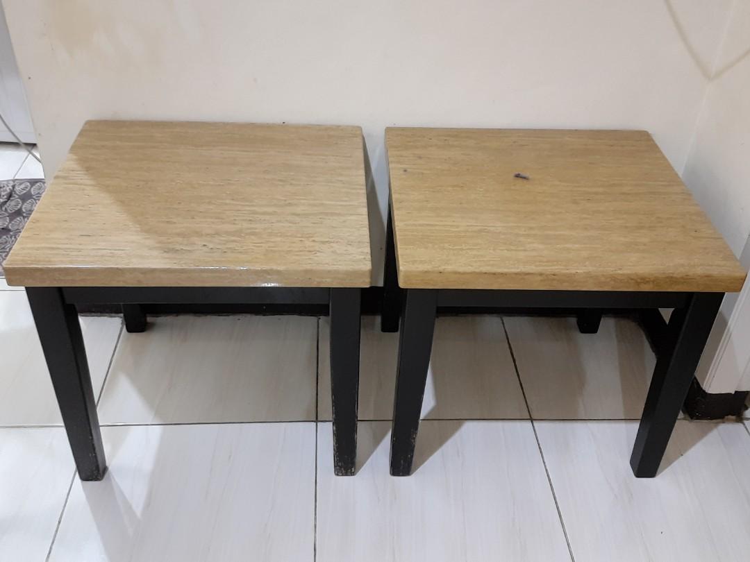 Meja warna Espresso Informa (2 pcs), Perabotan Rumah di Carousell