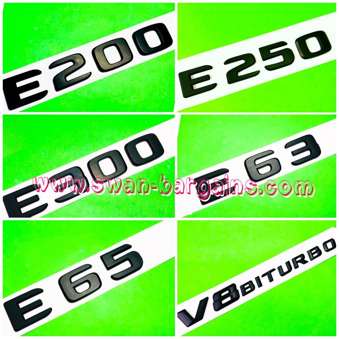 Mercedes-Benz E Class Chrome Plated Silver Matte Black High Glossy ...