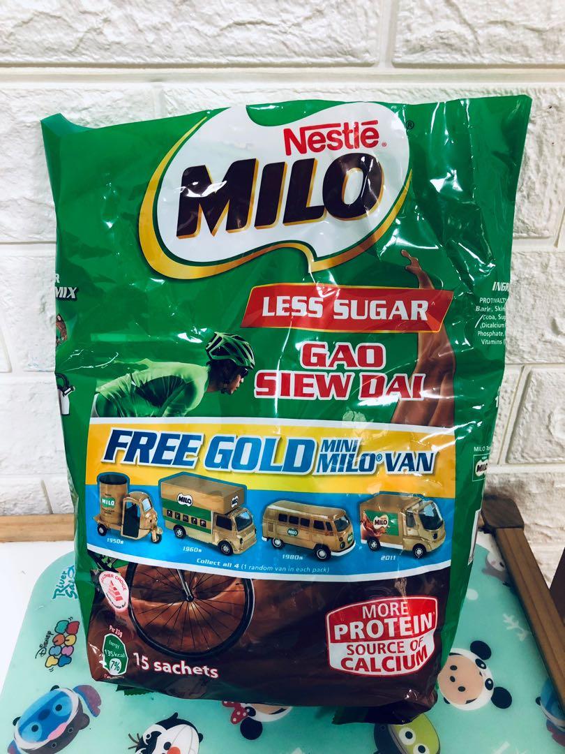 Milo Gao Siew Dai Less Sugar - 15 sachets, Food & Drinks, Beverages on ...