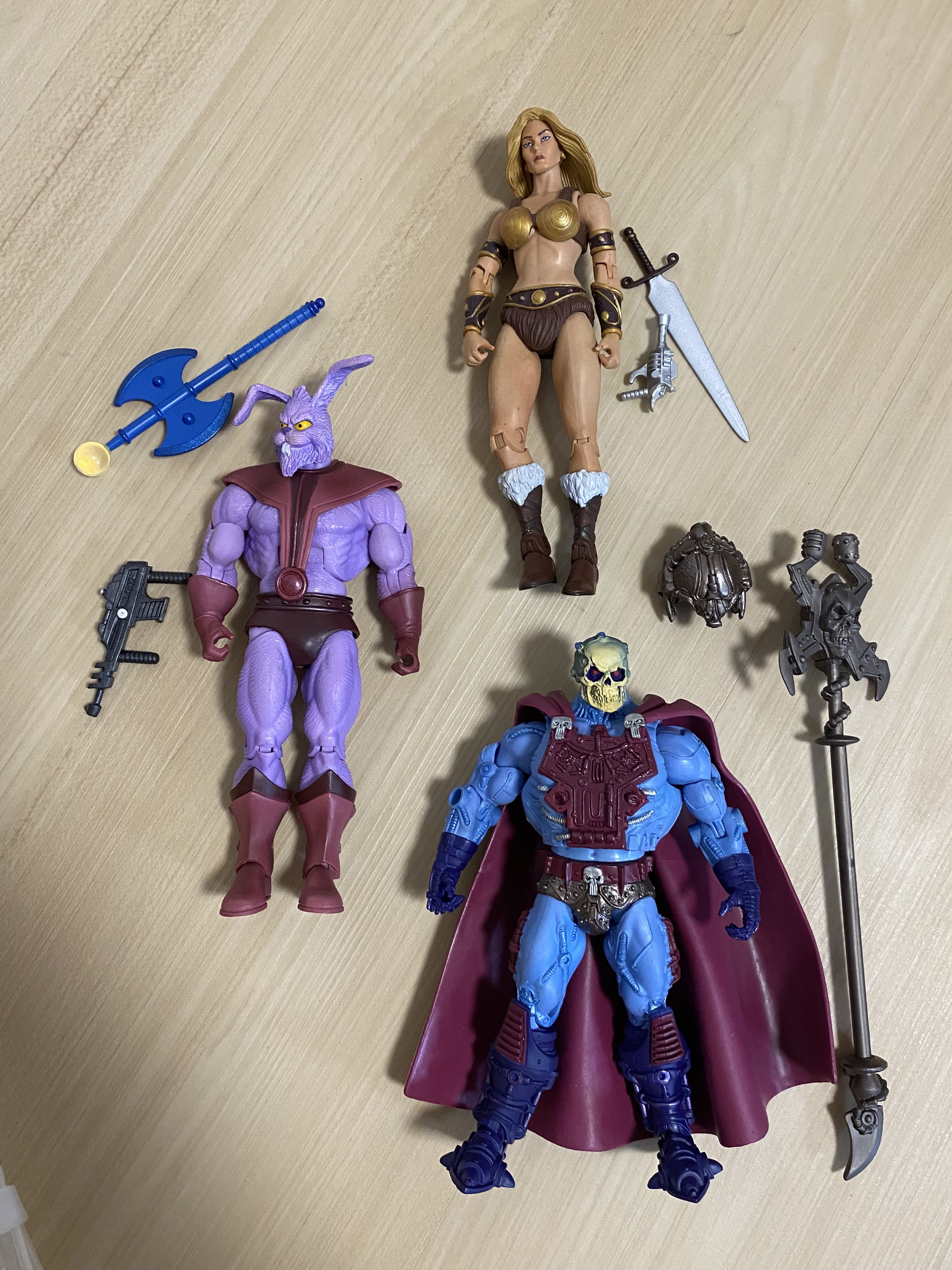 MOTU Battleground Teela Skeletor Plundor , Hobbies & Toys, Toys & Games ...
