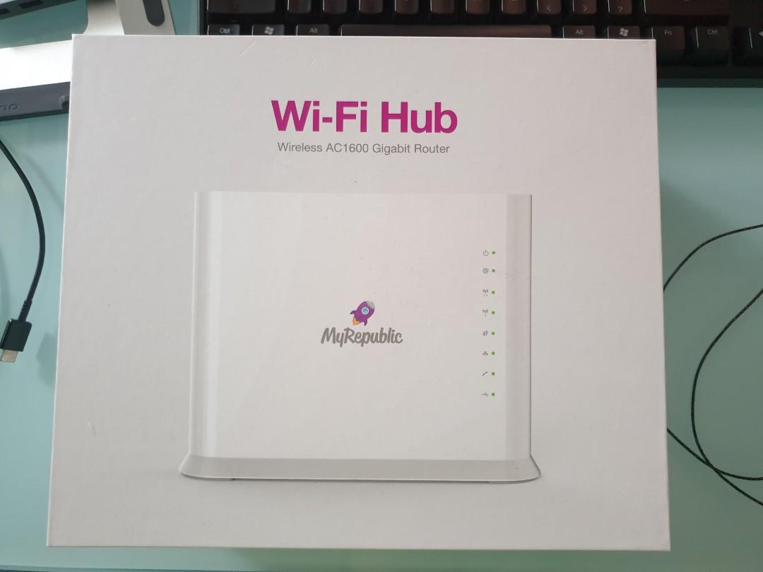 MyRepublic / technicolor Wifi Hub, Computers & Tech, Parts ...