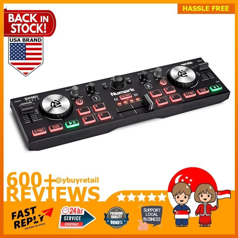 numark dj controller dj2go2 touch