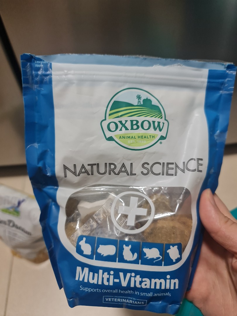 Oxbow natural science multivitamin, Pet Supplies, Pet Food on Carousell